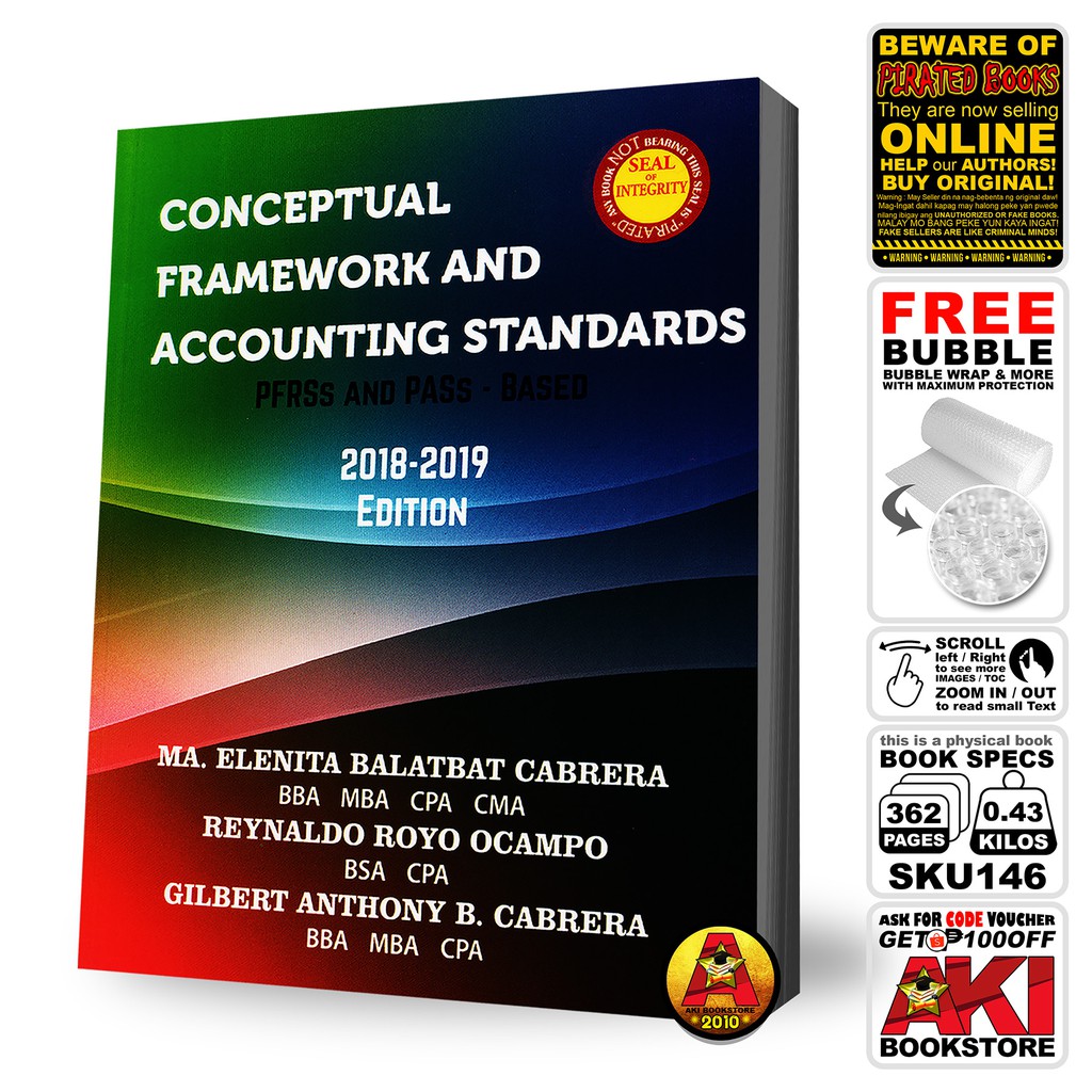 Authentic Cfas Conceptual Framework And Accounting Standards 2018