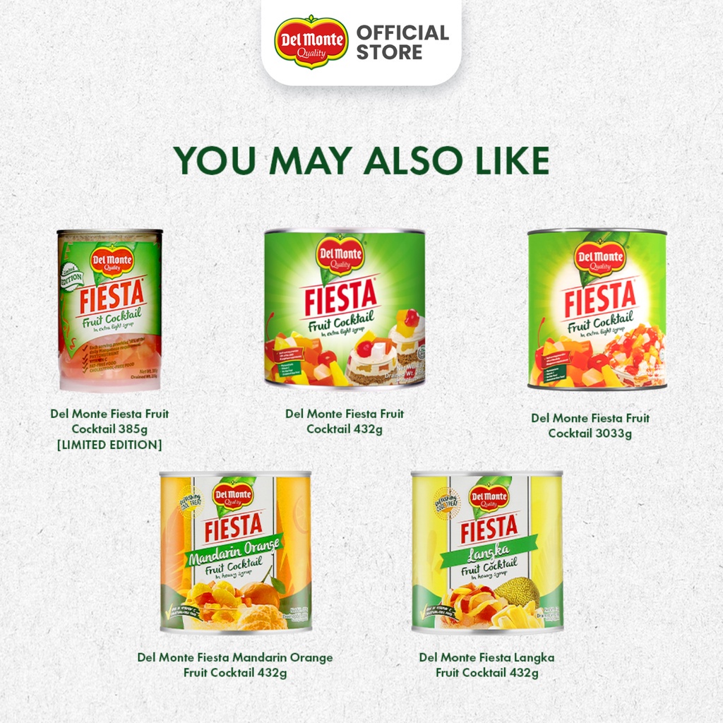 DEL MONTE Fiesta Fruit Cocktail for Delicious and Nutritious Desserts ...