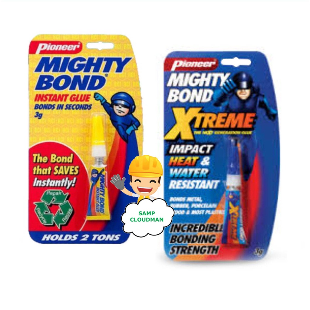 Original Pioneer Mighty Bond Instant Glue or Xtreme 3g | Shopee Philippines