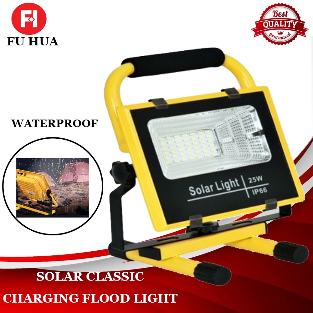 LED Solar Light 50W/100W Integrated Solar Flood Light Portable Outdoor ...