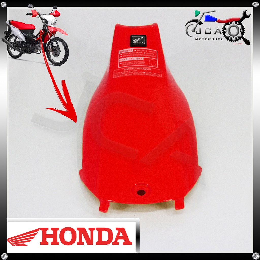 ORIGINAL HONDA HEAD PIPE COVER ASSY (BATOK) FOR XRM 110 - RED | Shopee ...