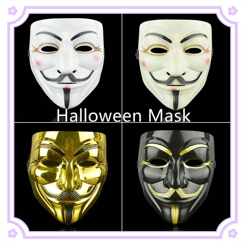 V for Vendetta Mask Halloween Horror Masks Party Maske Masquerade ...