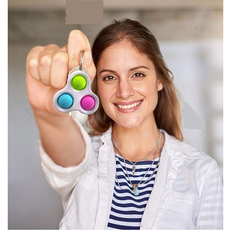 Mini Pop It Dimple Figet Toy Children Adult Dimple Toy Pressure ...