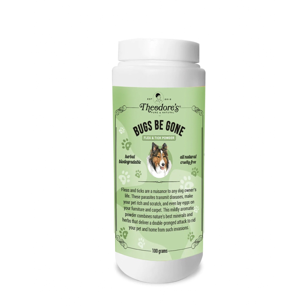 Theodore's Bugs Be Gone(Flea & Tick Powder) | Shopee Philippines