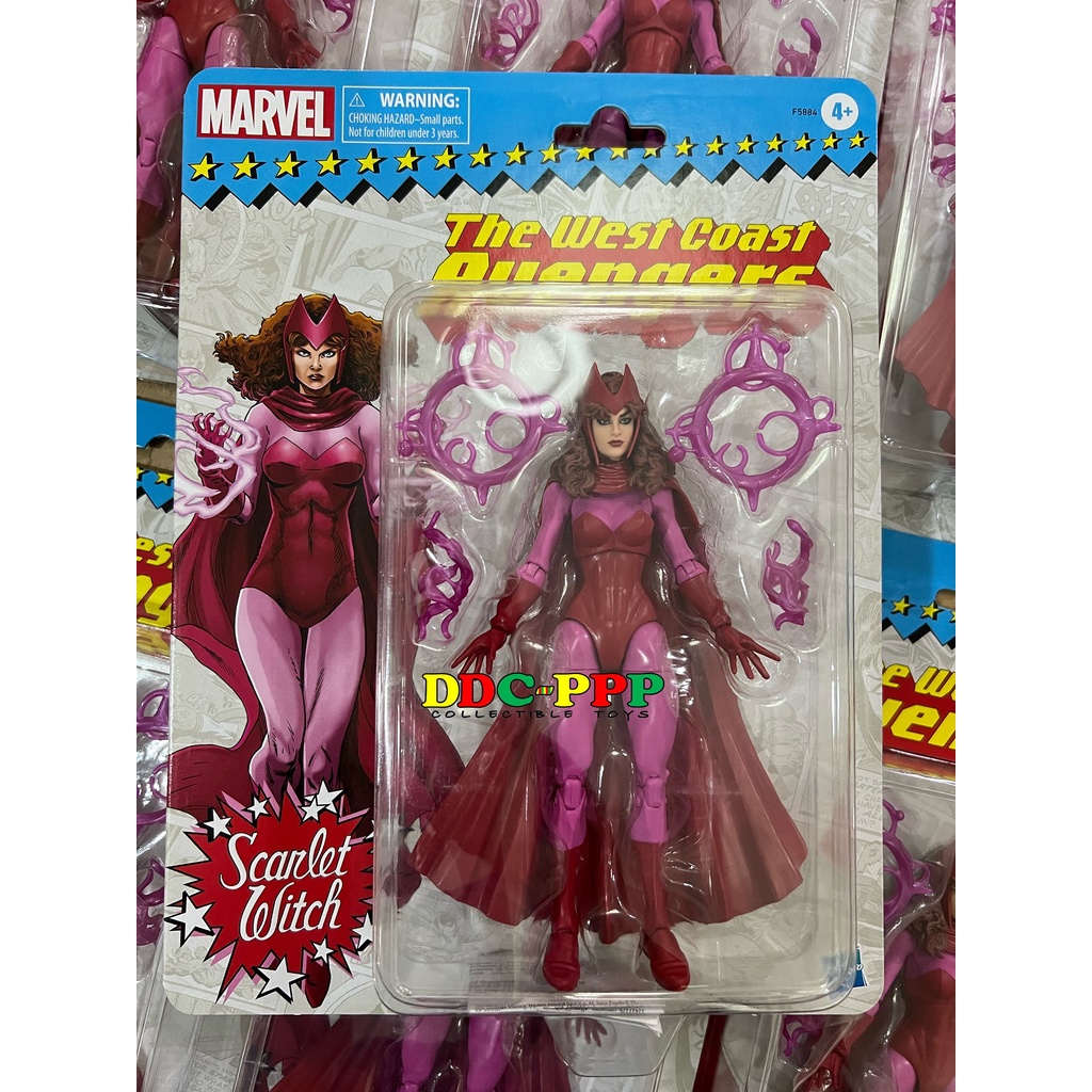 RETRO SCARLET WITCH - MARVEL LEGENDS 6-INCH ACTION FIGURE (SEALED ...