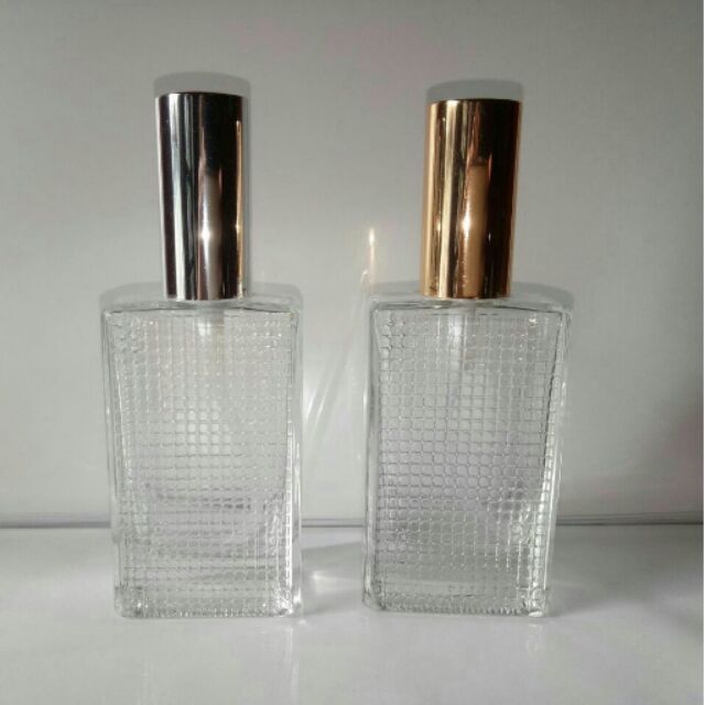 Checkered Perfume Glass Bottle (30ml) | Shopee Philippines