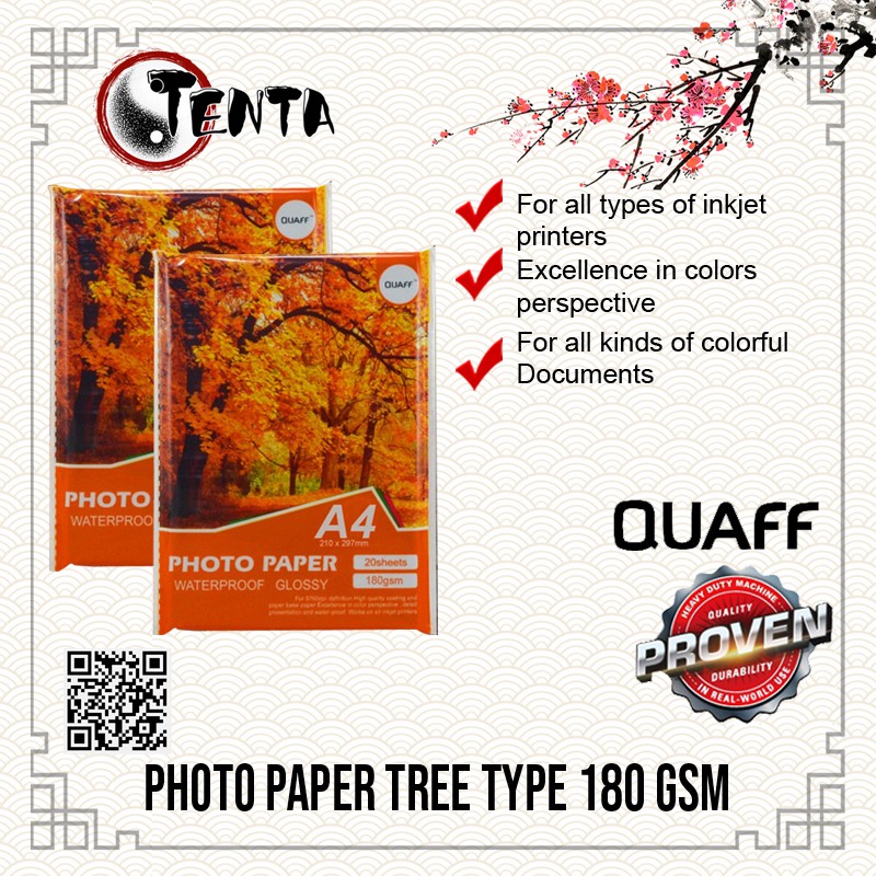 QUAFF Photo paper 180GSM | Shopee Philippines