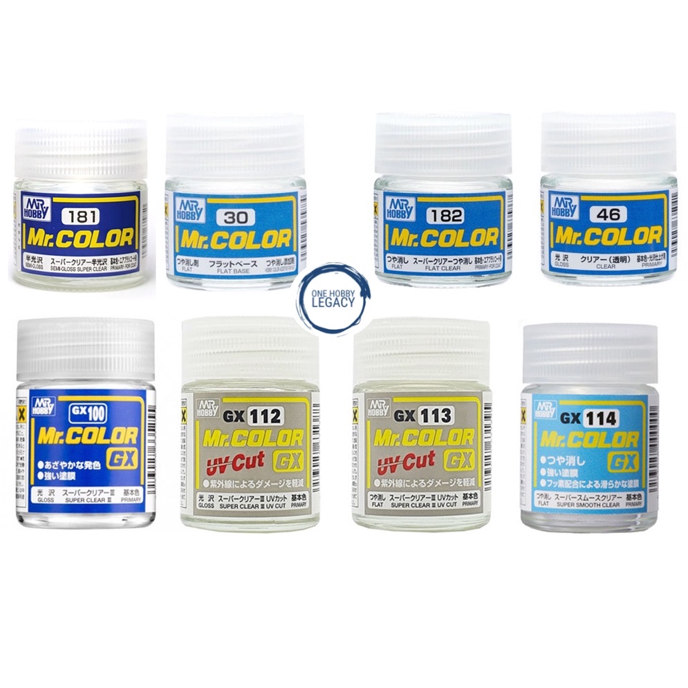 Mr Hobby Mr Color GX Super Clear III UV Cut Gloss Flat Coating Top Coat ...