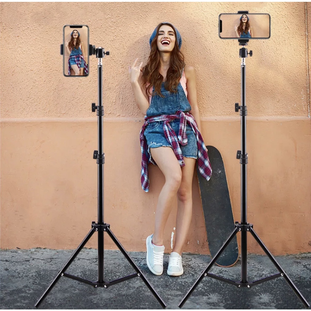 100% Original Lucky 55/80/110/160/210CM Three-legged Bracket Ring Light ...