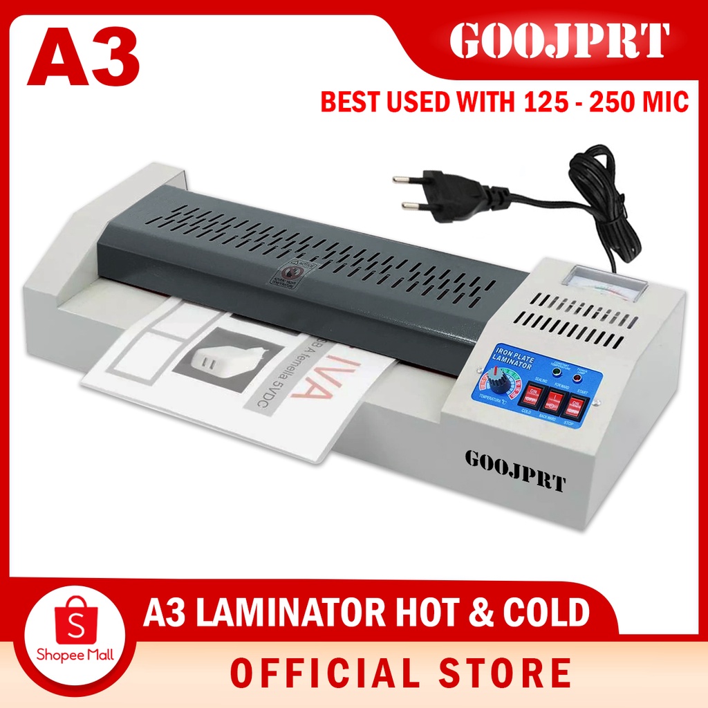 Yt 320 A3 Laminator Heavy Duty Laminating Machine Hot And Cold