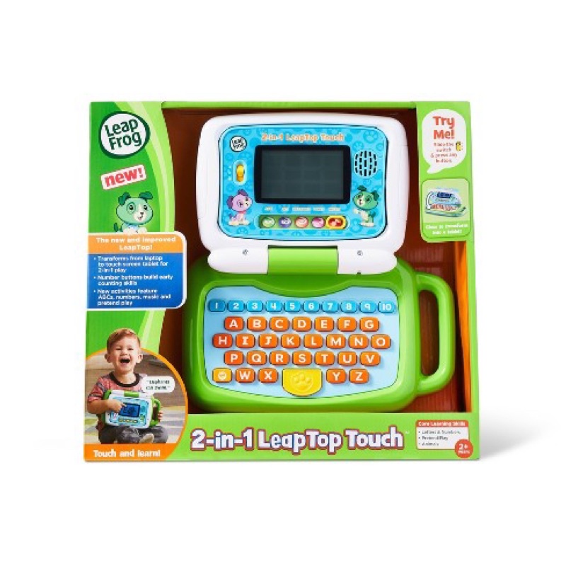Leapfrog 2-in 1 Leaptop Touch Tablet Laptop Blue Brand New | Shopee ...