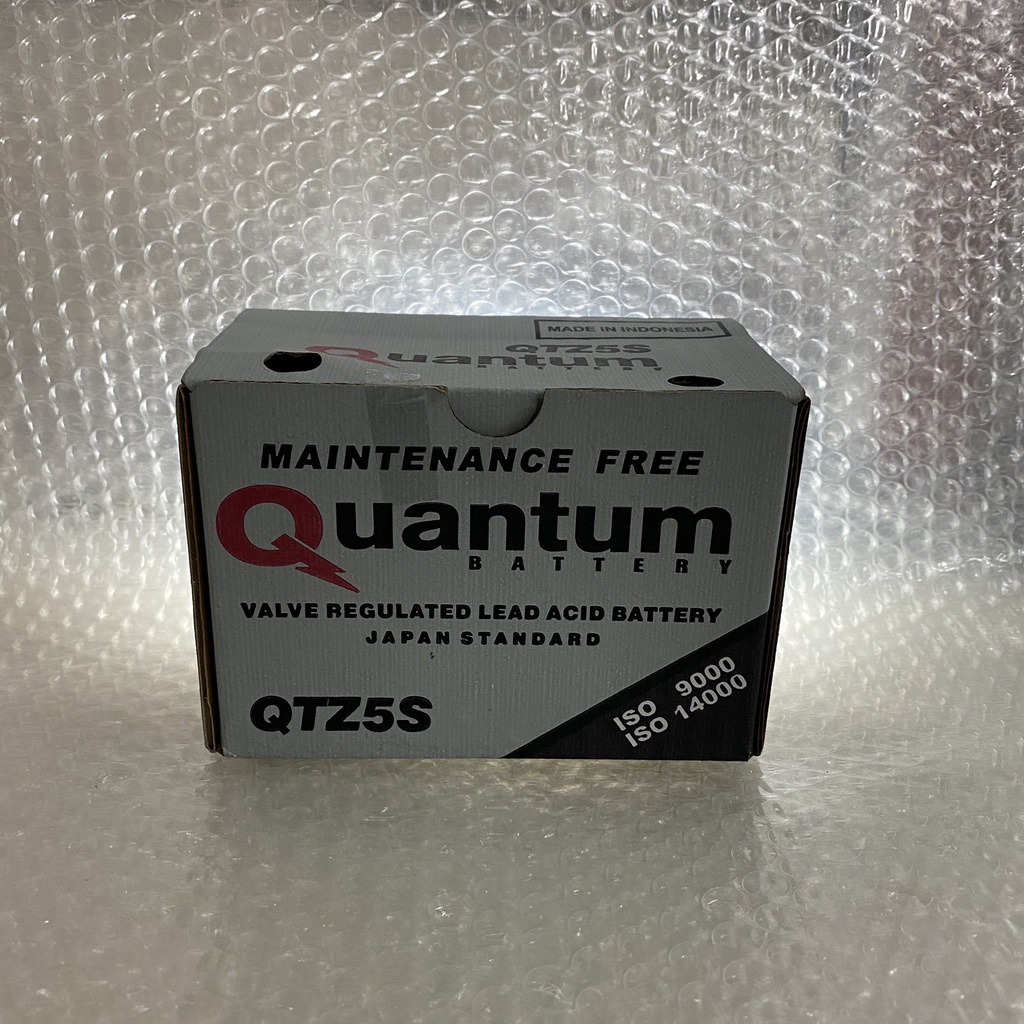 QUANTUM 4L QTZ5S Motorcycle Battery (Japan Quality) | Shopee Philippines
