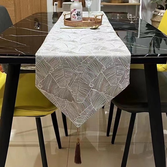 4 seater Table Runner Hotel Style Elegant Silk Table Runner with ...