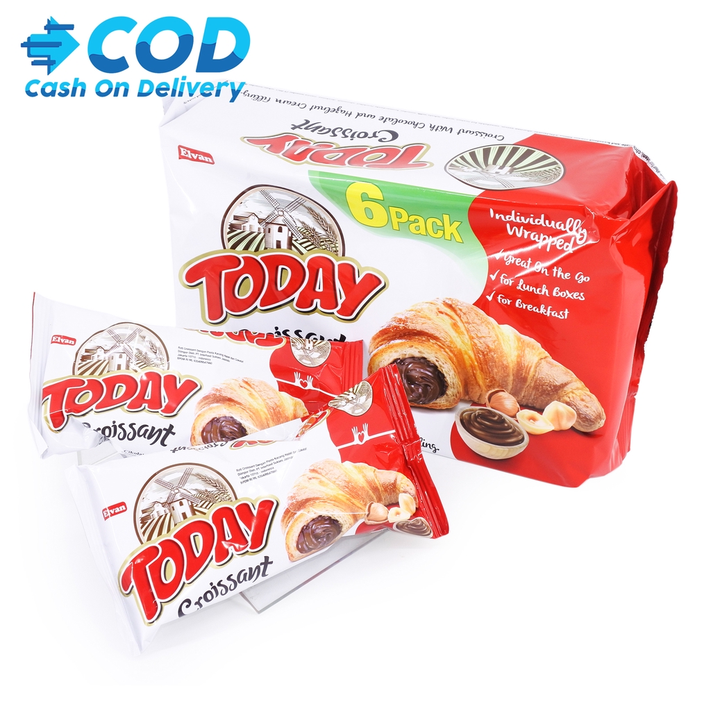 Elevan Today Croissant PACK Contents 6 Original | Shopee Philippines
