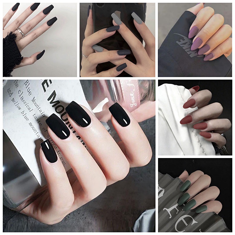 Plain Color Nail Designs