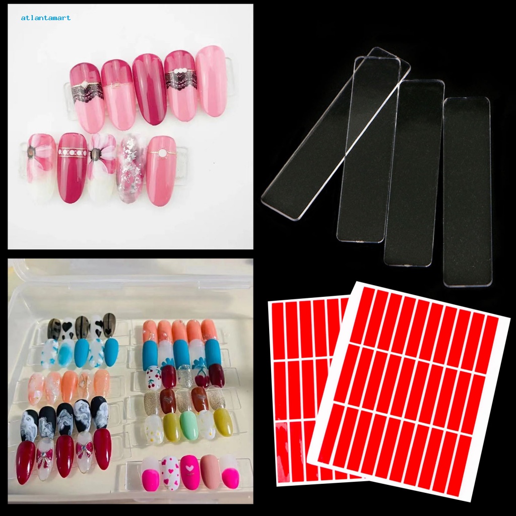Atl| 1 Set Nail Tips Display Polish Board Tip Display Stand Rack ...