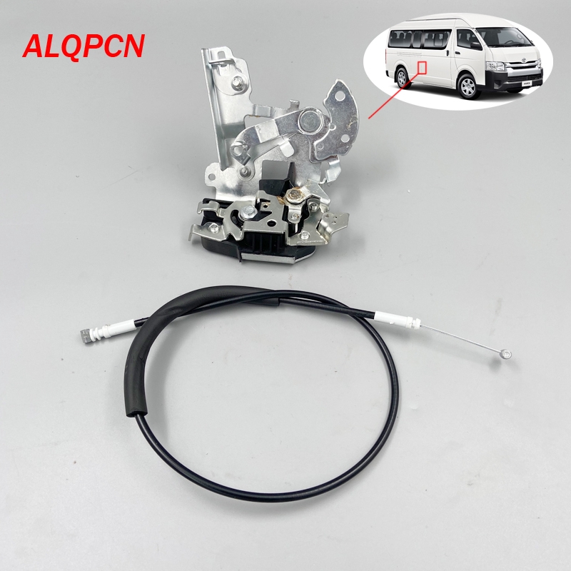 Right power sliding door lock machine with cable latch for toyota hiace ...