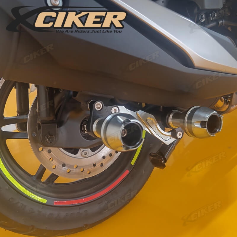 HONDA PCX 160/150/125 Muffler Slider CNC Heavy Duty Motorcycle Exhaust Protector Frame Sliders ...