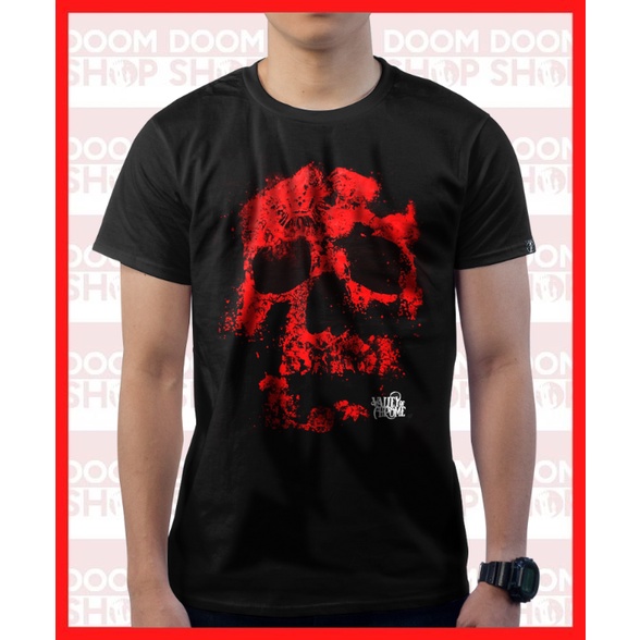 Valley of Chrome - Red Skull **OFFICIAL** TOWER OF DOOM SHOP OPM Rock Band Street Wear | Shopee ...