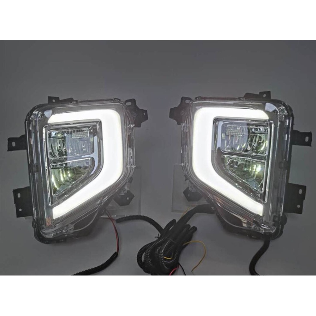 MITSUBISHI TRITON STRADA 2019-2021 GLS FOG LAMP COVER DRL DAY TIME ...