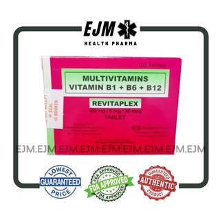 Multivitamins+ vitamins B1+B6+B12 (REVITAPLEX) 100mg/5mg/50mcg tablet ...