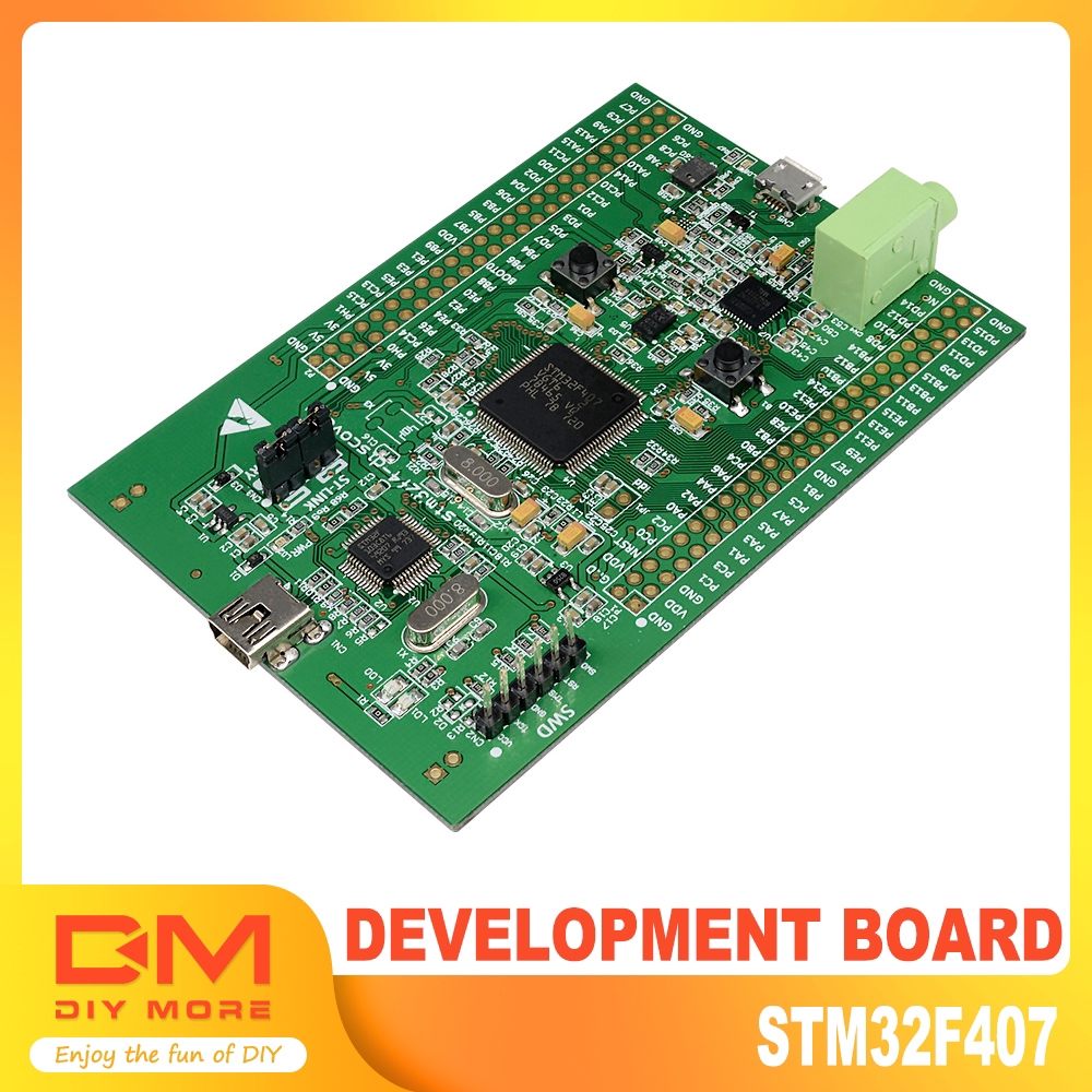 DIYMORE | STM32F4 Discovery STM32F407 Cortex-m4 Development Board ST-link V2 Module | Shopee ...