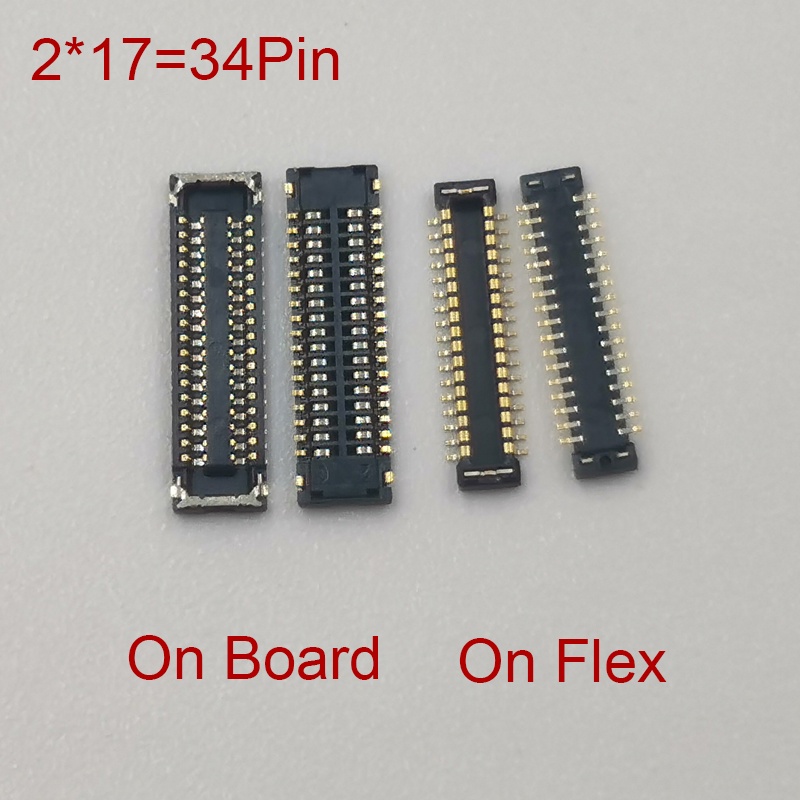 34pin LCD Display FPC Connector For Huawei Nova 7 SE/P40 Lite 5G/Honor ...