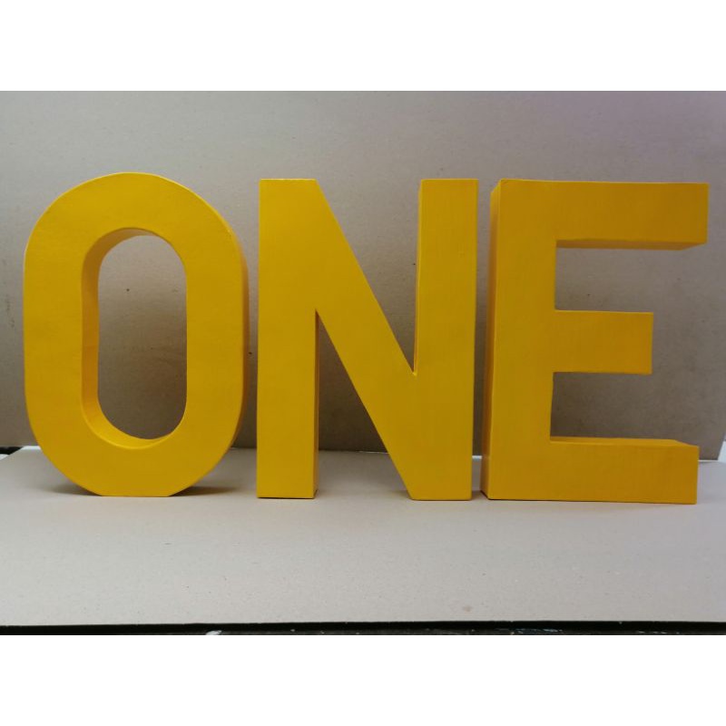 12 INCHES LETTER STANDEE PLAIN/PAINTED (CHEAPEST PRICE) Minimum 2 ...