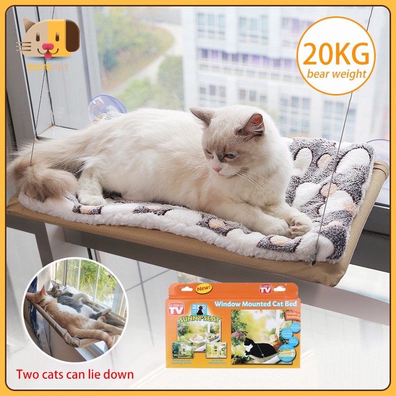 Ready Stock Cute Pet Cat Hammock Beds Bearing 20kg Cat Shelf Window ...