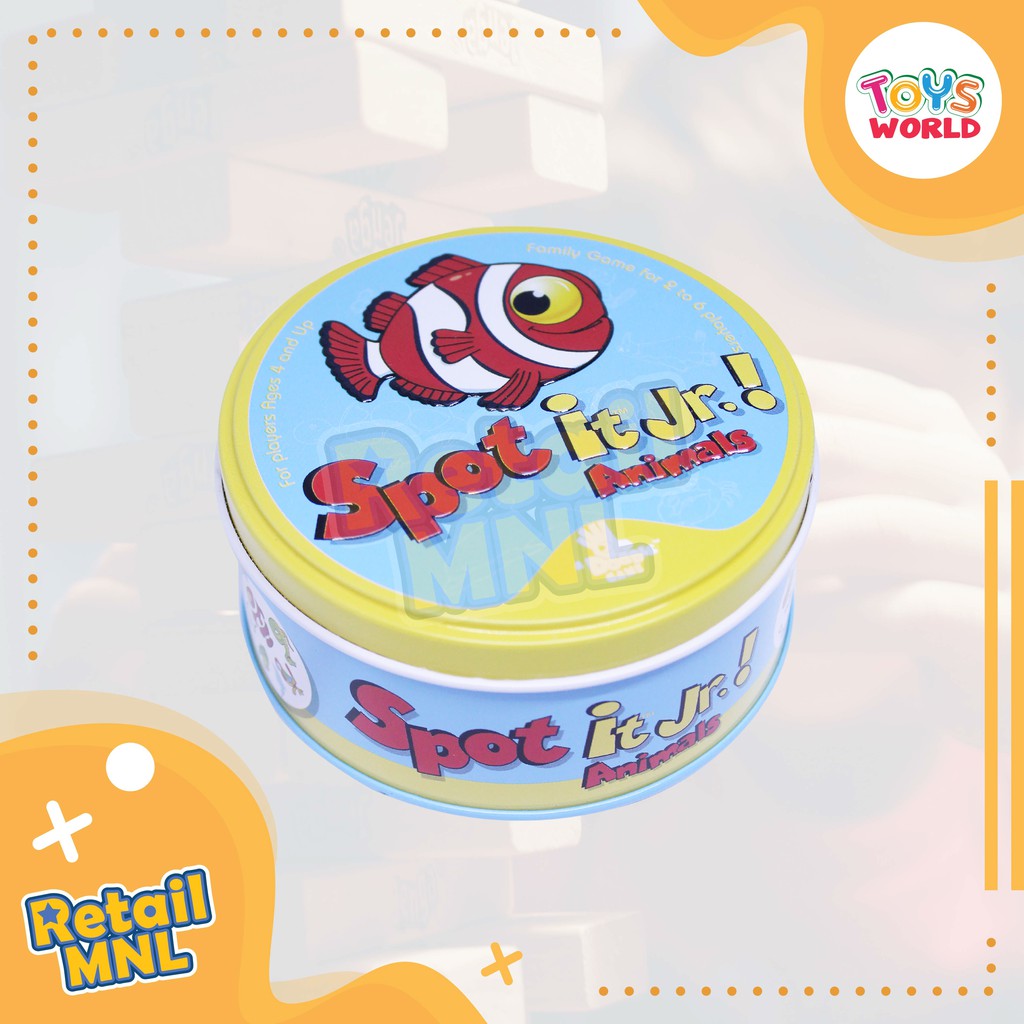 Retailmnl Spot It JR ANIMALS Card Games Kids Toys For Boys Kids Toys ...