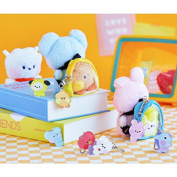Keychain Cute Cartoon BT Cooky RJ KOYA CHIMMY TATA SHOOKY MANG KPOP BTS ...