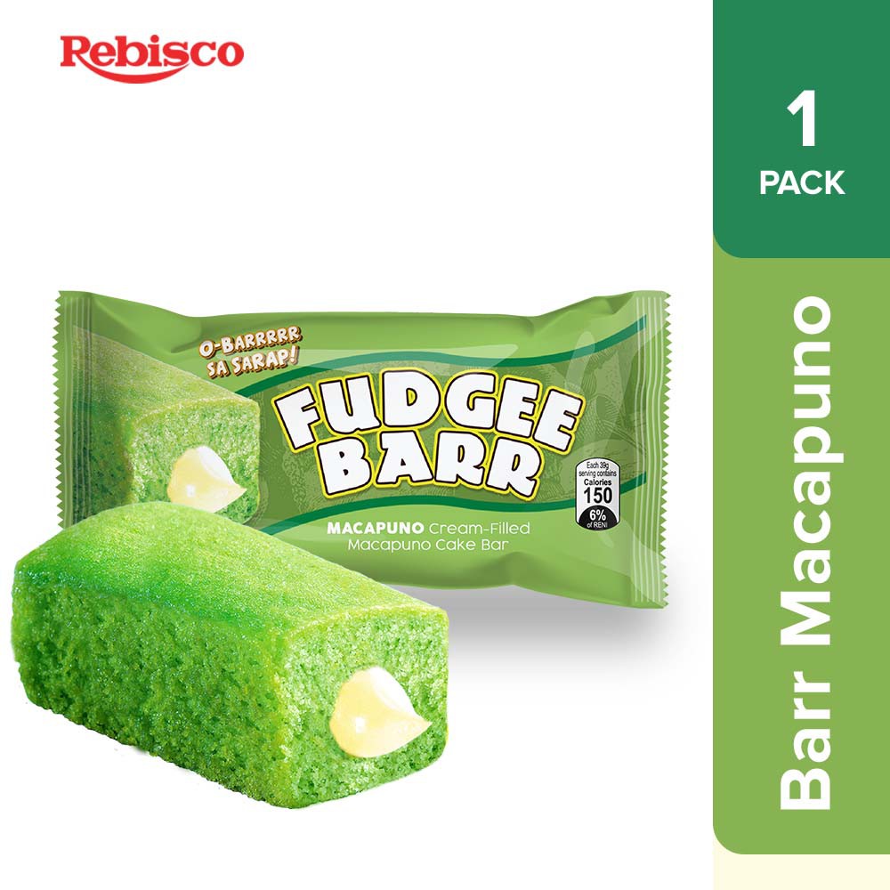 Fudgee Barr Cake Macapuno 39g x 10pcs | Shopee Philippines