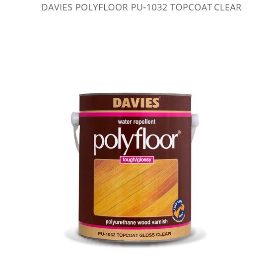 Davies PolyFloor Polyurethane Paint Gallon / 4 Liter With Hardener PU ...