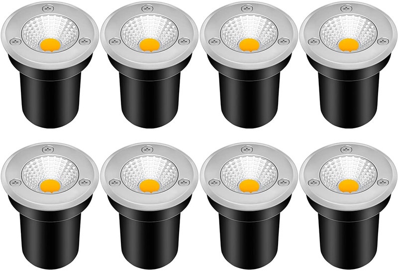 IP68 5W COB Waterproof LED Underground Light Outdoor Ground Garden Path ...
