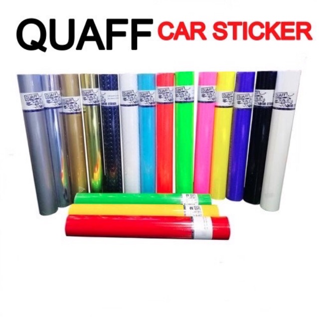 Quaff brand car sticker 10meter per roll | Shopee Philippines