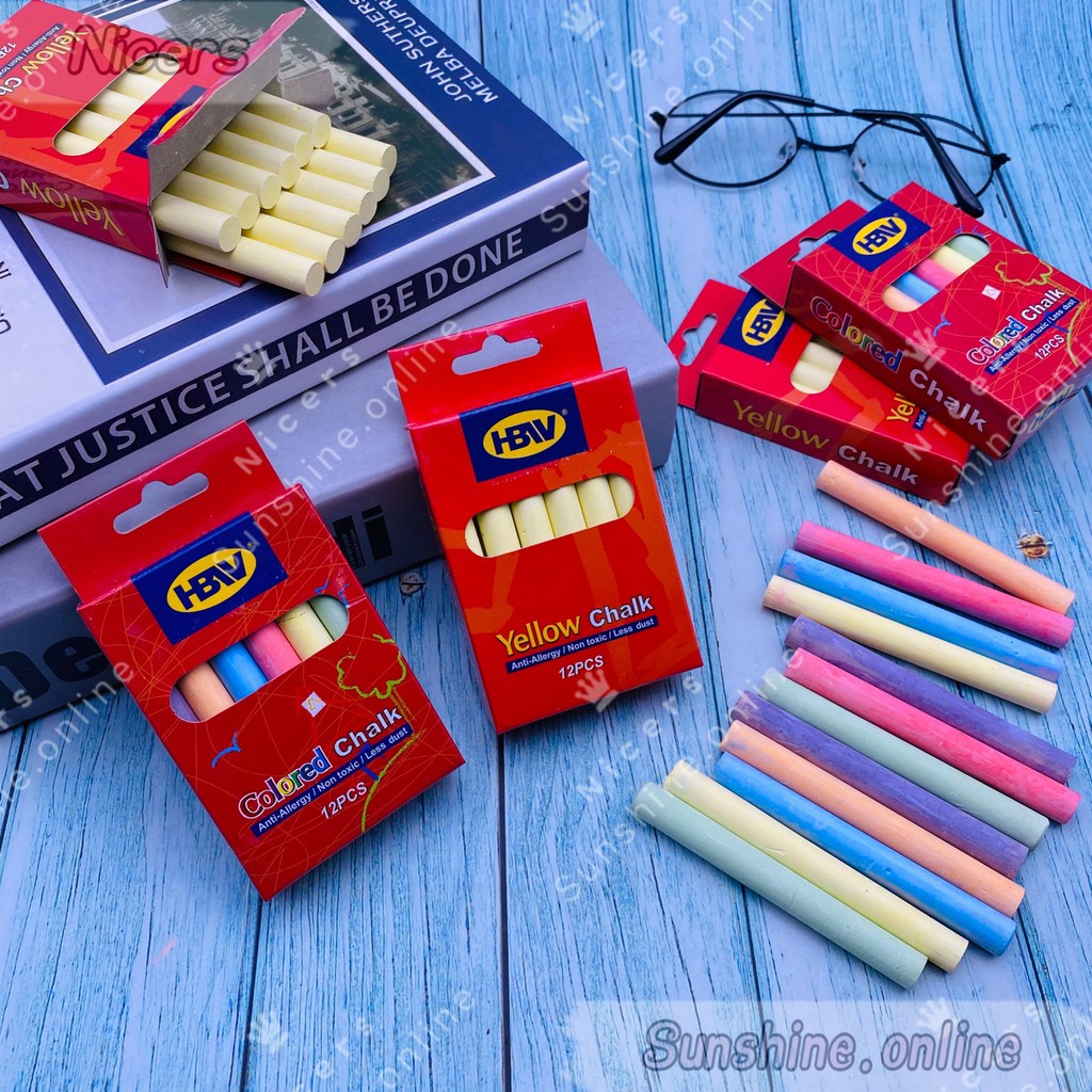 HBW Color Chalk 12pcs | Shopee Philippines