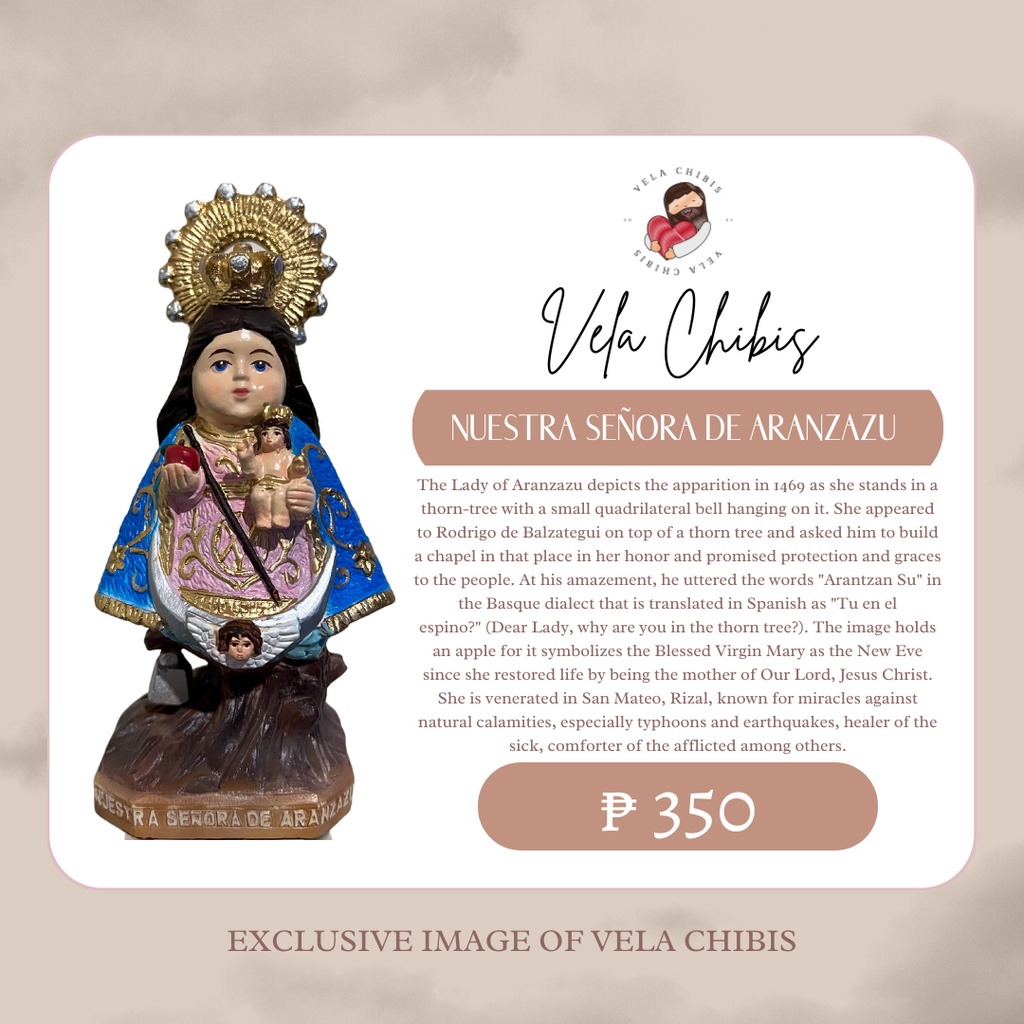 Nuestra Señora de Aranzazu Chibi Image / Chibi Saint | Shopee Philippines