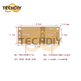 AC-DC 12V3A 24V1.5A 36W switching power supply module bare circuit 220V ...