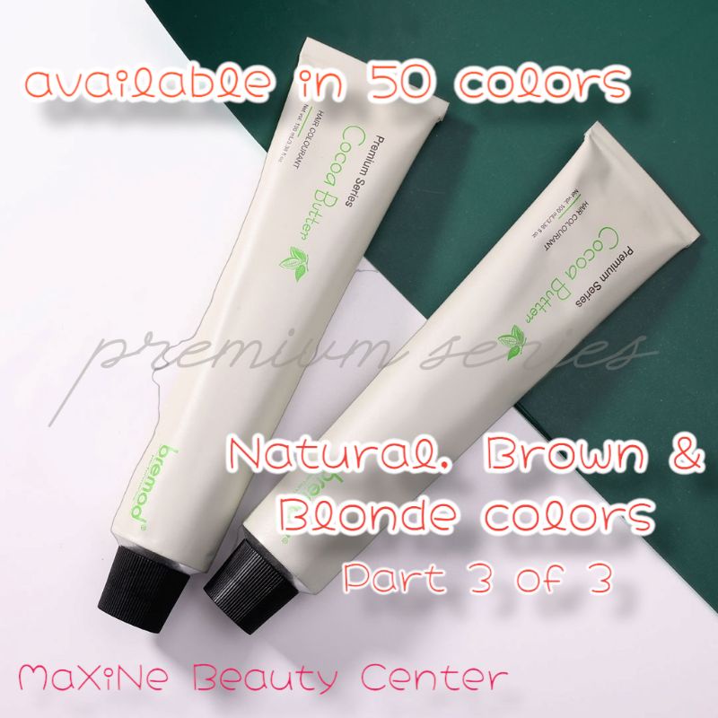 BREMOD PREMIUM hair color 100ml (natural & brown colors) PART 3 - black ...