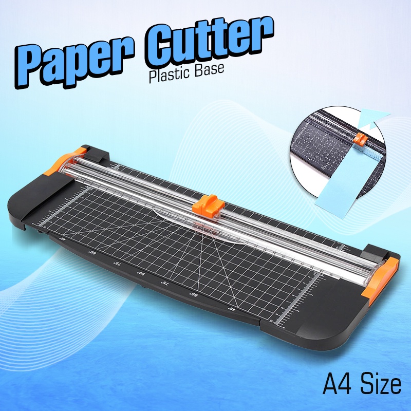 Quaff Plastic Base Paper Cutter A4 Size | Shopee Philippines