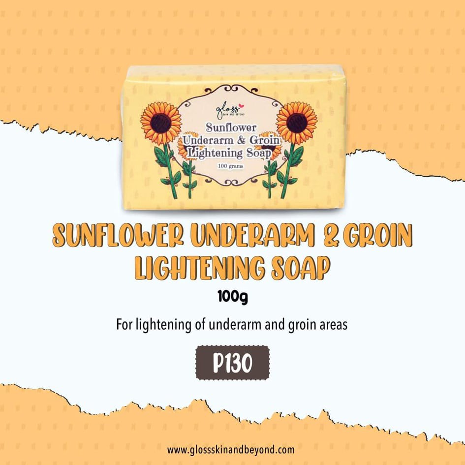 Gloss Skin & Beyond Sunflower Underarm/Groin Lightening Soap | Shopee ...