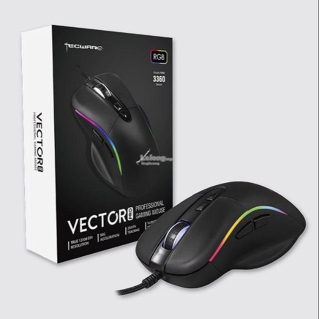 Tecware Vector PRO PWM3360 RGB Gaming Mouse | Shopee Philippines