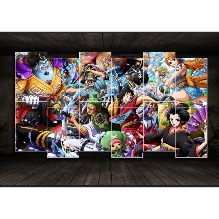 wano v2 puzzle poster, wall poster, poster | Shopee Philippines