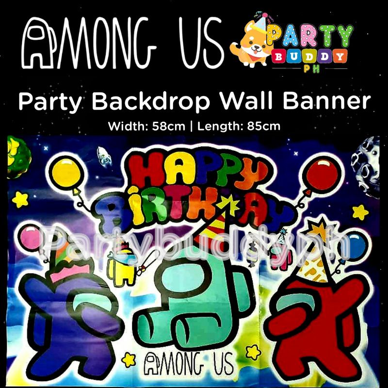 Space Invaders Party Backdrop Wall Banner DIY Decoration PartyBuddyPH ...