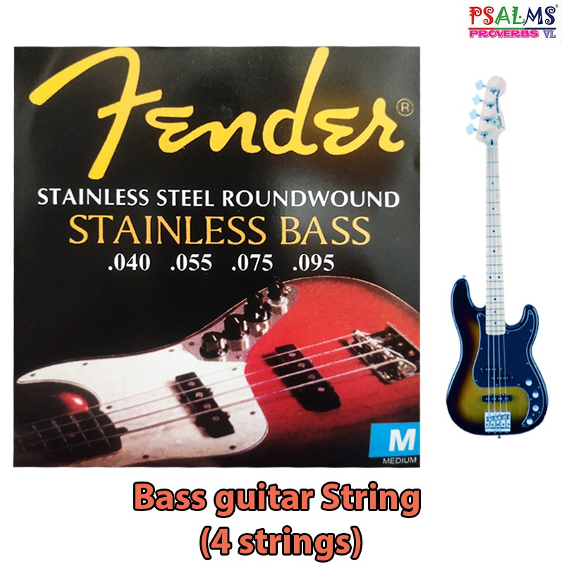 Bass guitar string (4 strings/1set)-fender | Shopee Philippines
