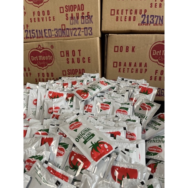 Del Monte Tomato Ketchup Sachet 10g x 100 pcs | Shopee Philippines
