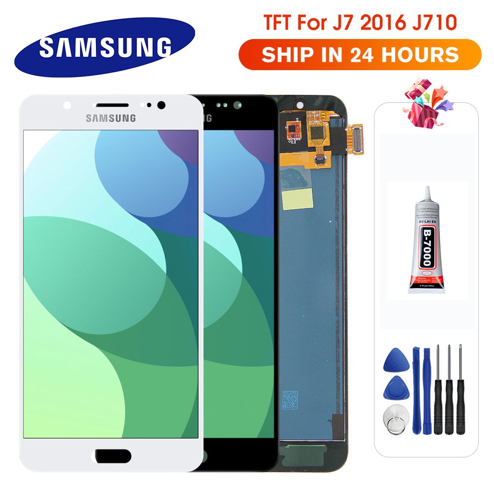 For Samsung Galaxy J7 2016 J710 LCD J710FN J710F J710M J710Y J710G J710H Lcd Display Touch ...