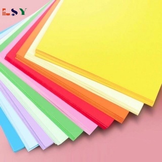 A4 COLOR PAPER 100sheets (210X297mm) Assorted color Art paper | Shopee ...