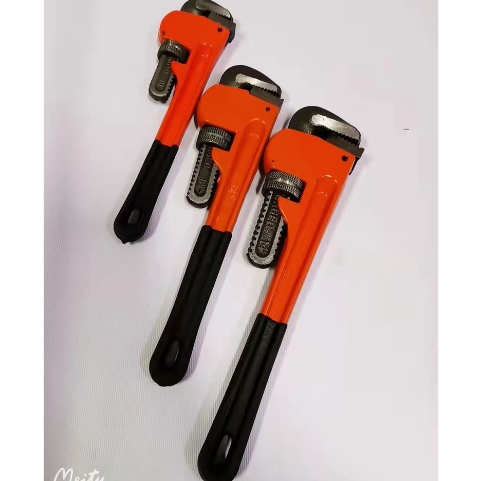 heavy duty pipe wrench/liyabe tubo(10" 12" 14") | Shopee Philippines