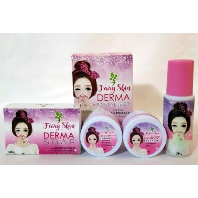 Authentic Fairy Skin Derma Set Shopee Philippines